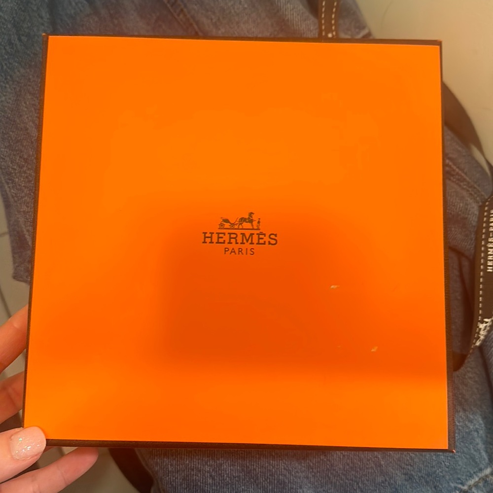 Hermes Box With Ribbon! Box Only - Gem